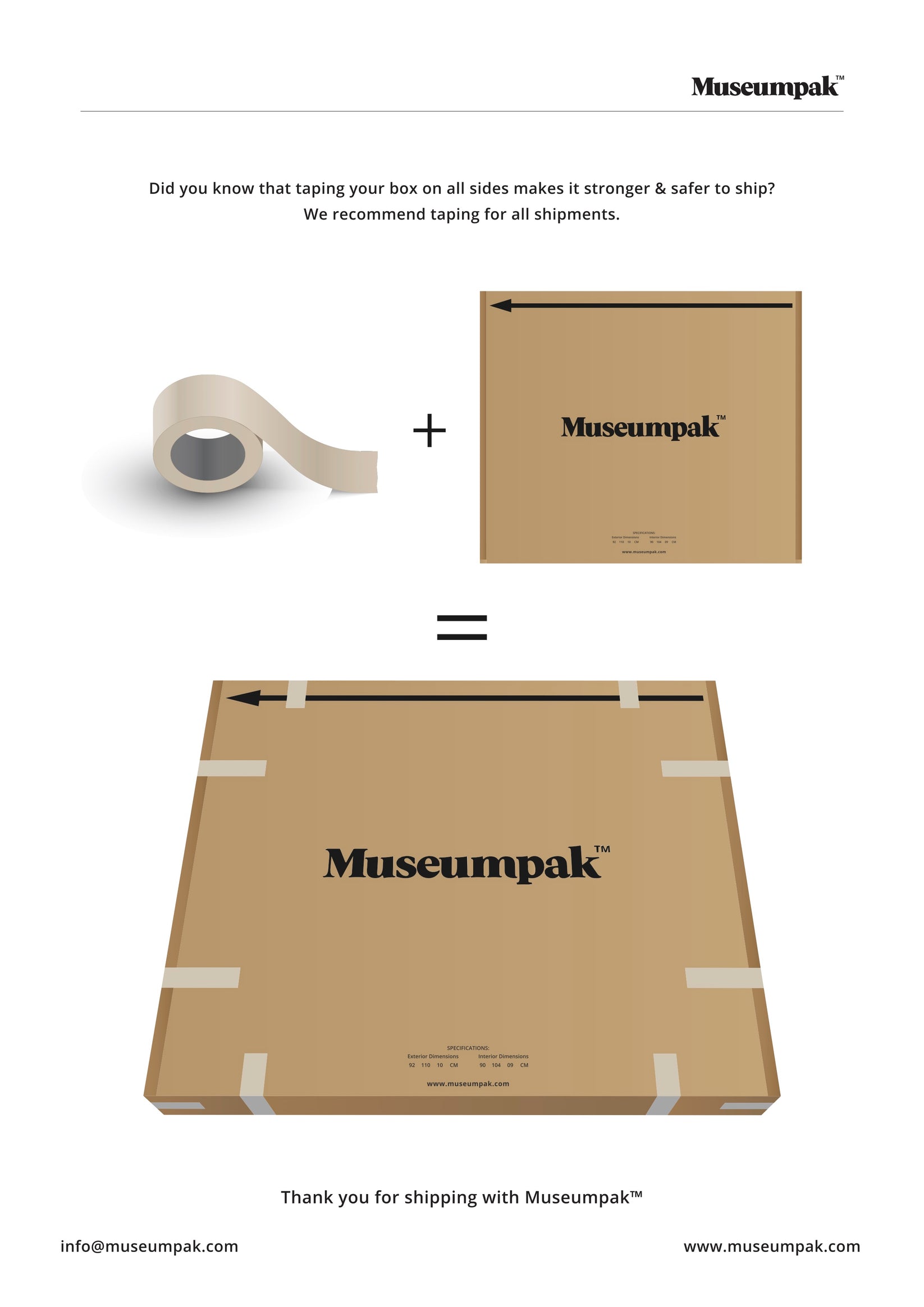 Extra Large Art Shipping Box – Museumpak™